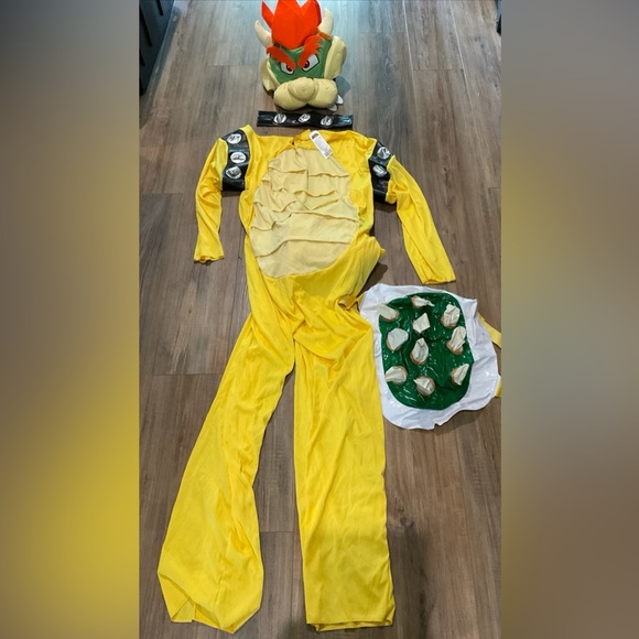 Other | Nintendo Super Mario Bros Bowser Adult Deluxe Costume Xxl | Poshmark